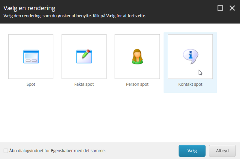 Kontak spot | Manual