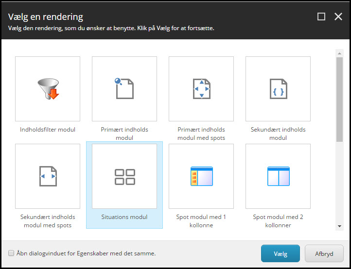 Situationer | Manual